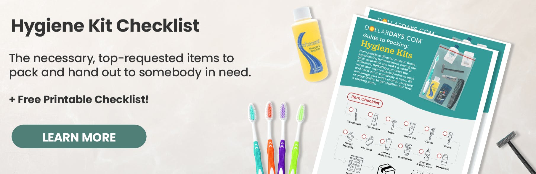 Bulk Hygiene Items & Personal Care in Bulk