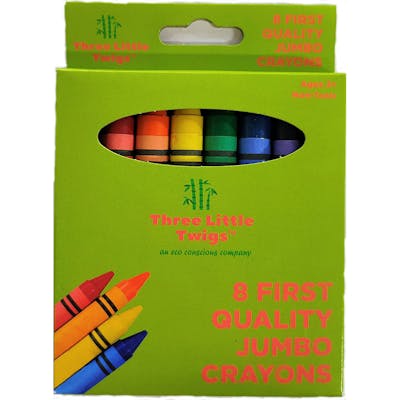 Wholesale Children's Crayons - 8 Colors, Non-Toxic, Jumbo
