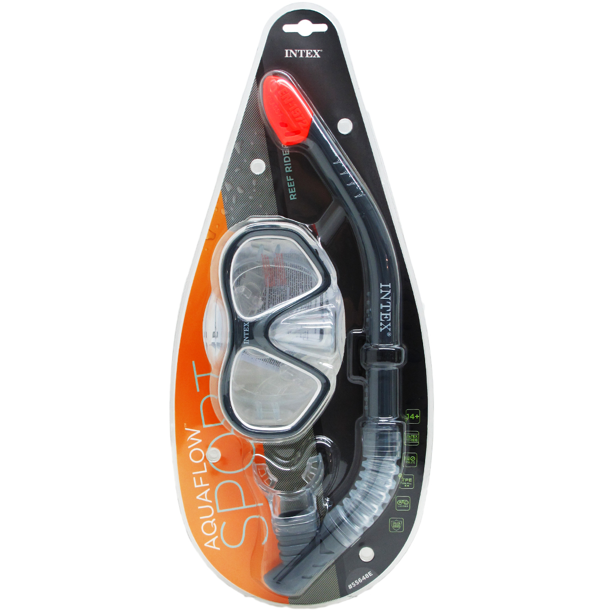 Wholesale Snorkeling Set - Black, 16.25", Ages 14+