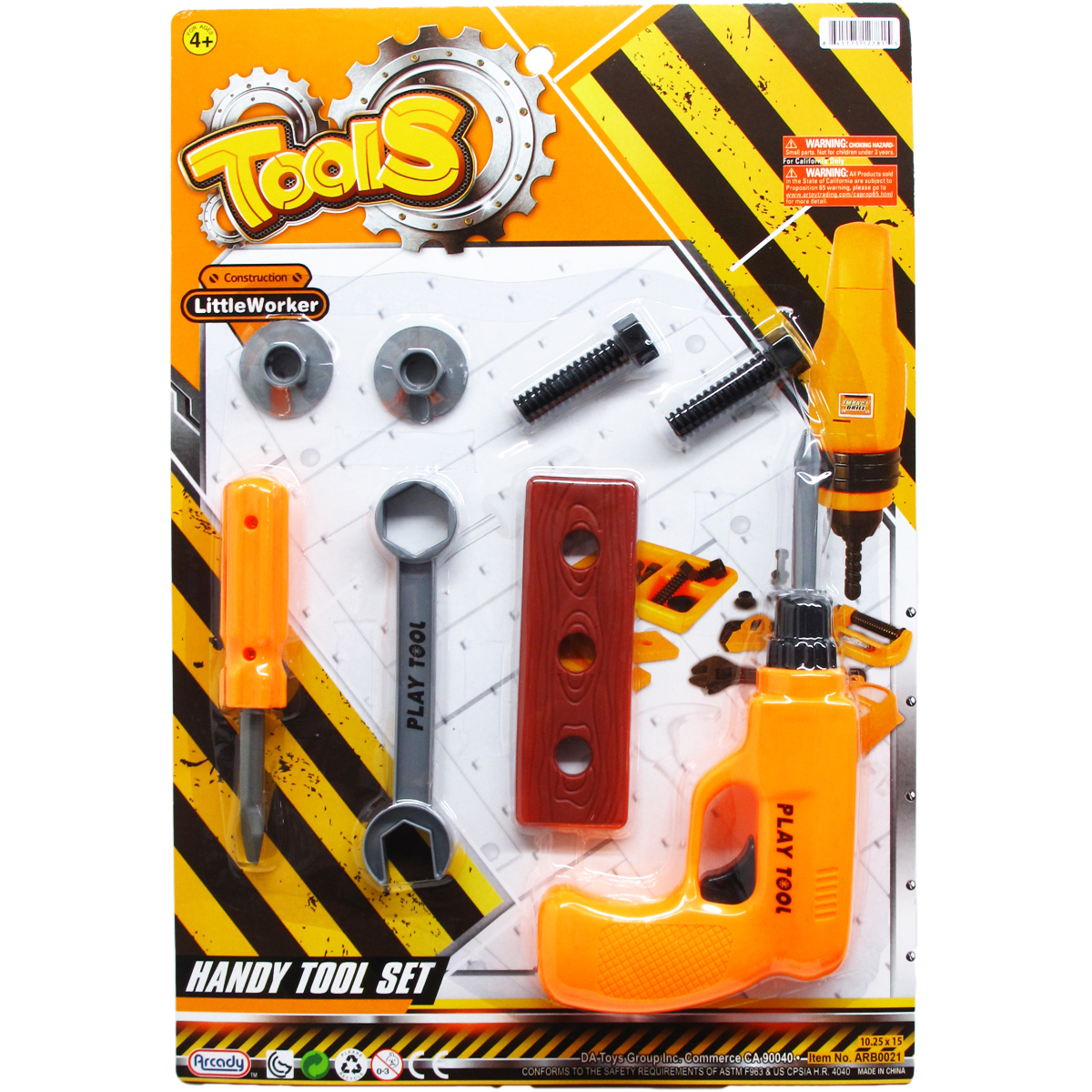 Wholesale Kids' Tools Playset - Assorted, 8-Piece