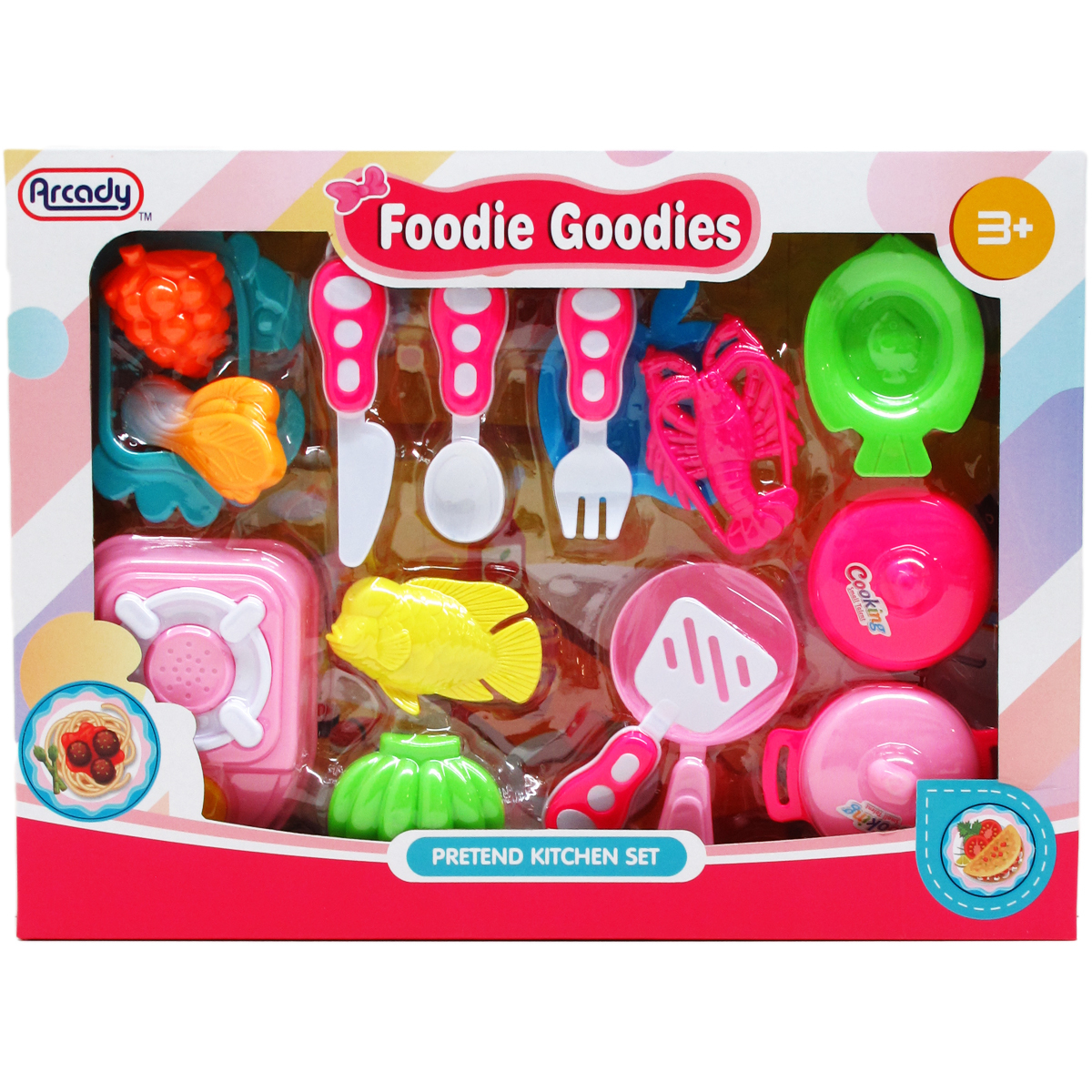 Wholesale Food & Kitchen Playsets - Plastic, 17-Piece