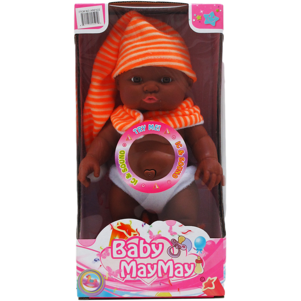 Wholesale Baby Doll with Sounds - Battery Operated, 9.5"