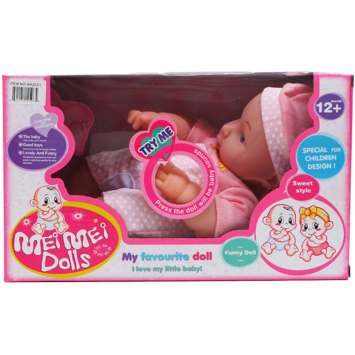 Wholesale Baby Dolls with Sounds - Battery Operated, 11.5"