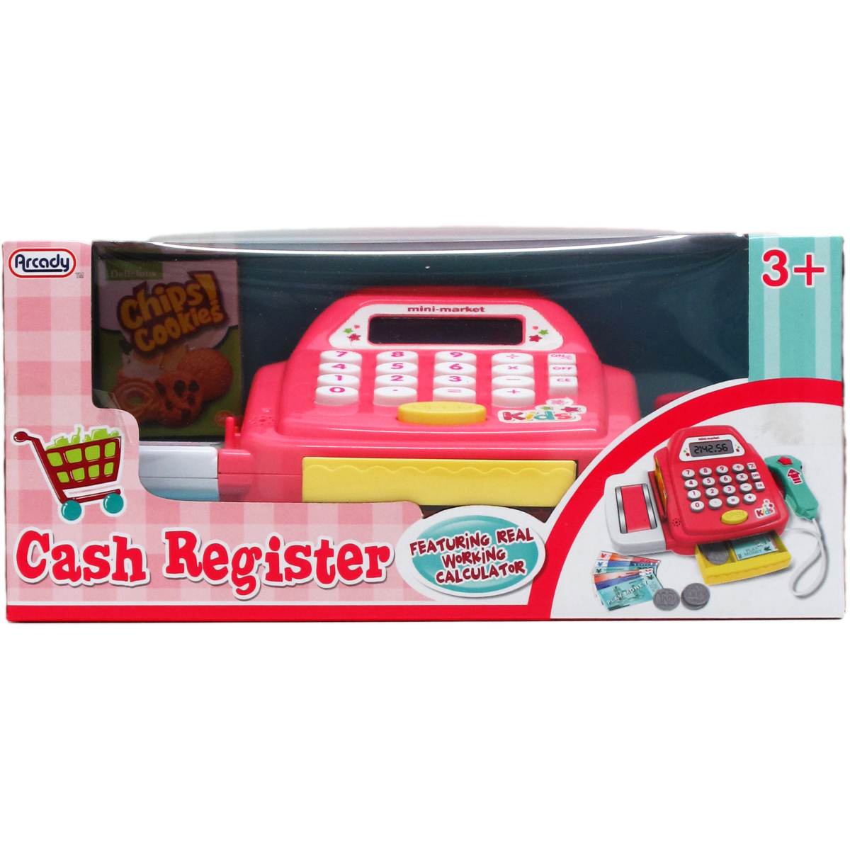 Wholesale Battery-Operated Cash Register Sets - Pink
