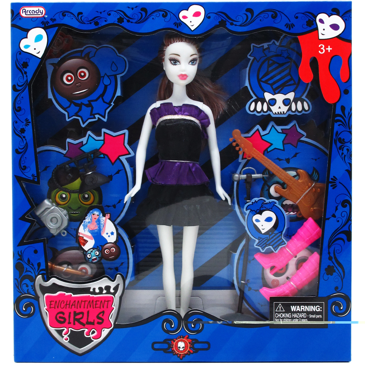 Wholesale Monster Doll Sets - Large, Assorted Colors, 11"