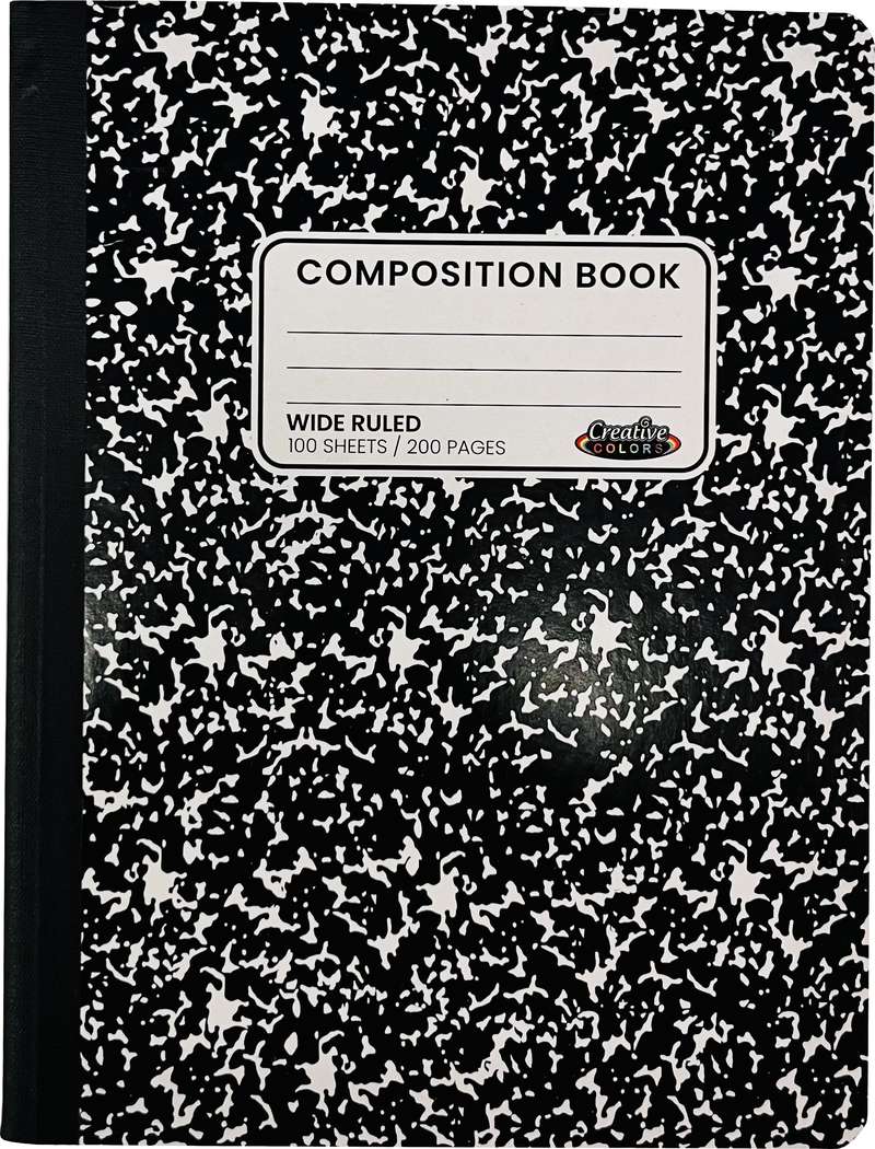 Wholesale Marble Composition Books, Wide Ruled - DollarDays