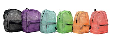Wholesale 17" Mesh Backpacks, Front Zipper Pouch, - DollarDays