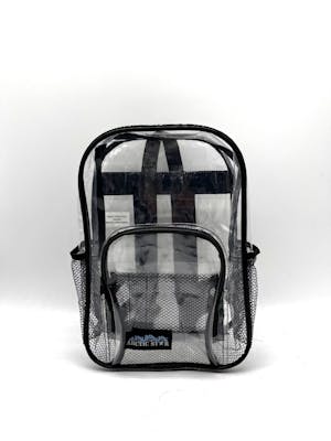 Wholesale 17" Clear Backpacks with Colored Piping - DollarDays