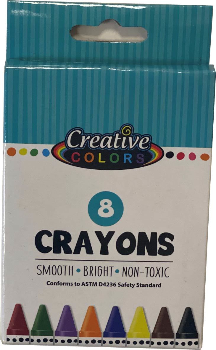 Wholesale Crayons in Packs of 8 Classic Colors - DollarDays
