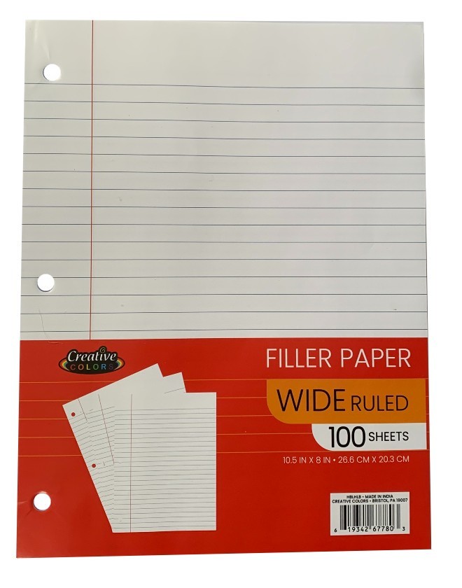Wholesale Filler Paper - Notebook Filler Paper - Binder Filler Paper ...