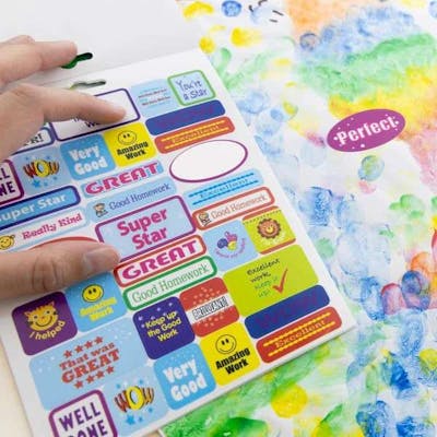 Bulk Reward Message Sticker Books - Assorted, 120+ Sticker Packs