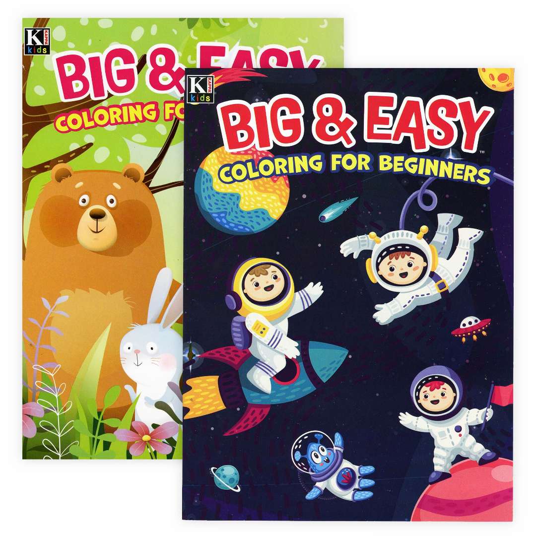 Wholesale KAPPA Big & Easy Coloring for Beginners - Assorted