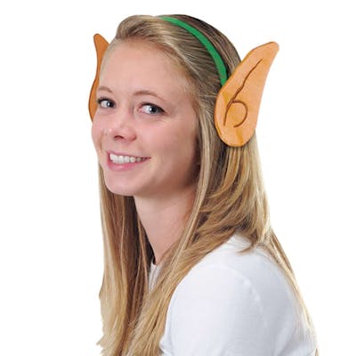 Wholesale Elf Ears Accessory - Green, Beige, Snap-On