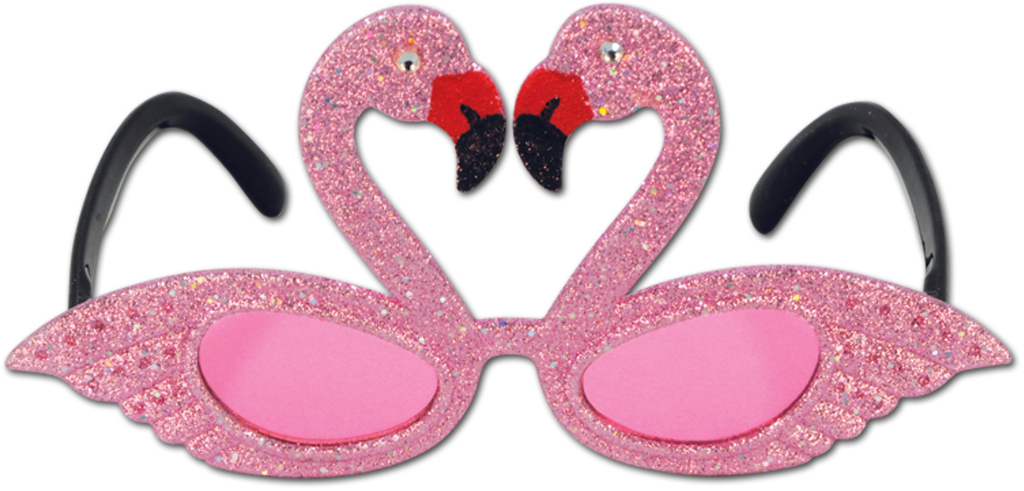 Wholesale Glittered Flamingo Sunglasses