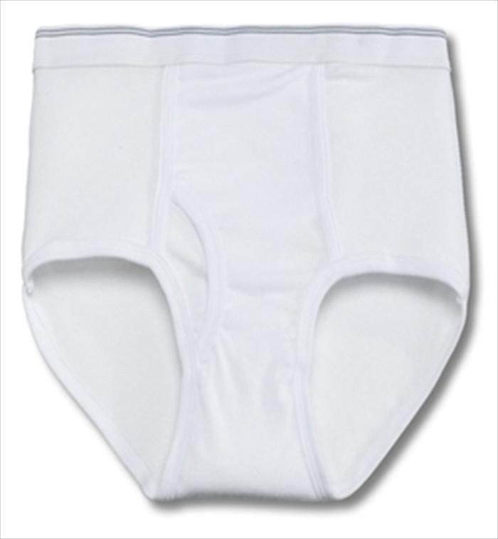 Wholesale Cotton Plus Men's Briefs - White, 3X (SKU 1995039) DollarDays