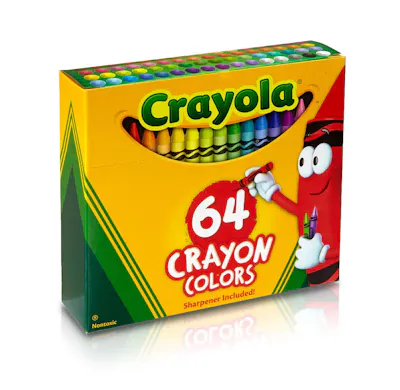 Bulk Crayola Crayons, 64 Count, Built-In Sharpener
