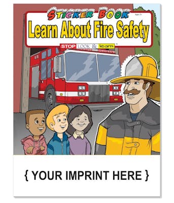 Bulk Educational Fire Safety Coloring Books - Ages 3-11 - DollarDays