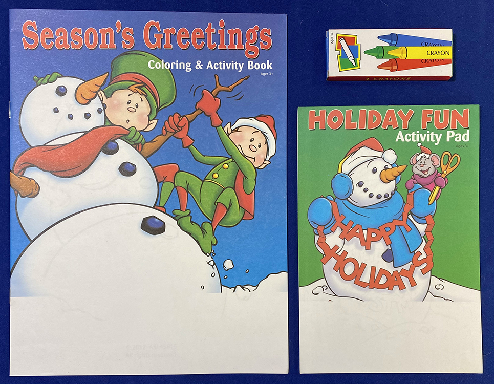 Wholesale Holiday Coloring & Activity Book Sets - 3 Pieces, Vol. 5