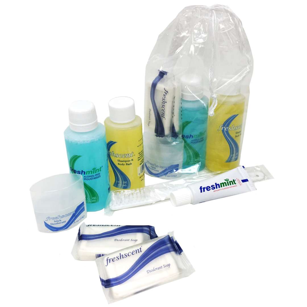 Wholesale Toiletry Kits - 7 Items | Bulk Hygiene Products