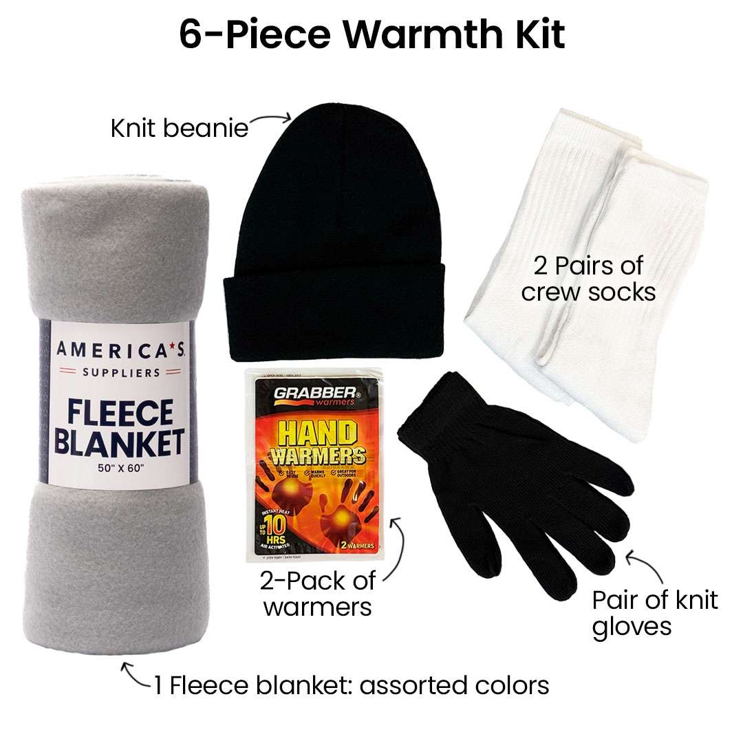 6pc Winter Warmth Kit