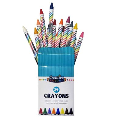 Wholesale Crayons - Assorted, 24 Pack - DollarDays