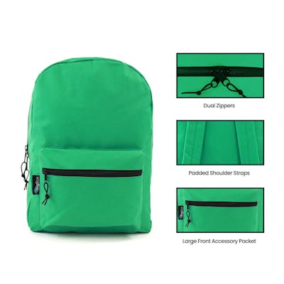 Wholesale BigBox Basic Backpacks, Assorted, 15" | DollarDays