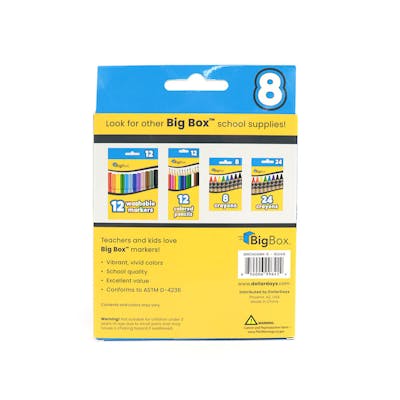 Bulk Washable Broad Tip Markers, 8ct. | DollarDays