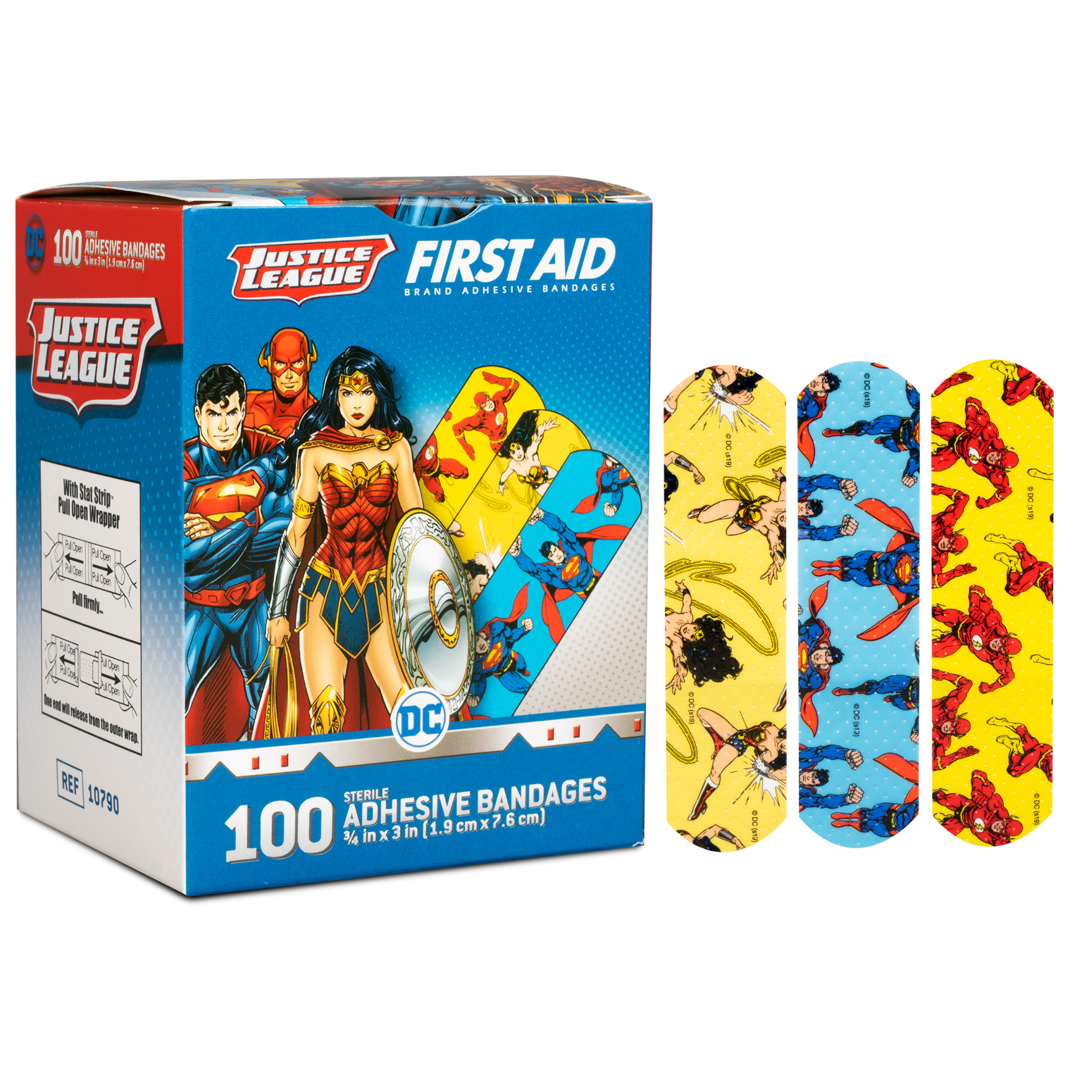 Wholesale Justice League™ Adhesive Bandages - DollarDays