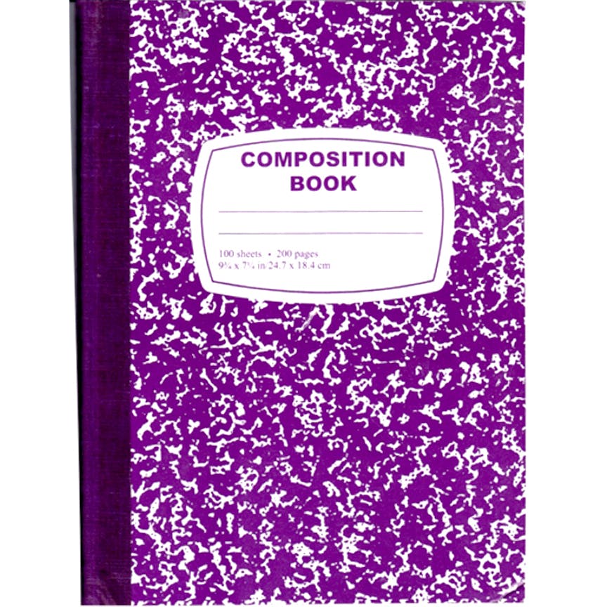 Wholesale Purple Composition Notebook 100 Sheets SKU 1276257 DollarDays wholesale-purple-composition-notebook-100-sheets-sku-1276257-dollardays