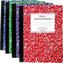 Wholesale Marbled Wide Ruled Composition Notebook 100 Sheets 