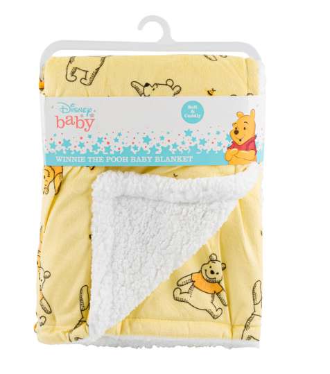 Wholesale Disney Baby Blankets - Winnie Pooh, Sherpa, 30"x40"