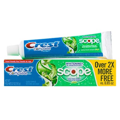 Wholesale Crest Scope Whitening Toothpastes, 2.7 oz - DollarDays