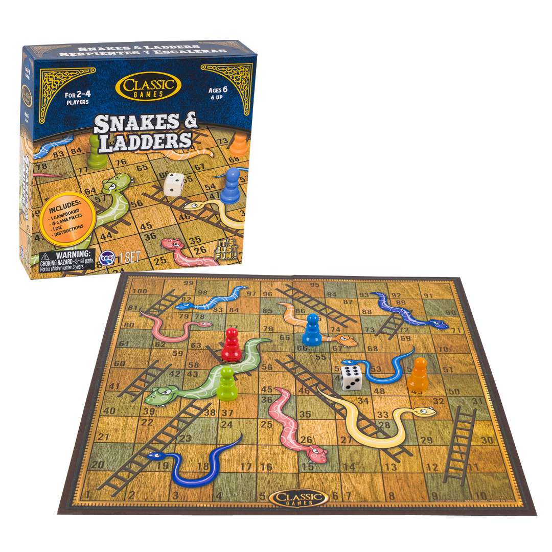 Wholesale Classic Snakes and Ladders Games - DollarDays