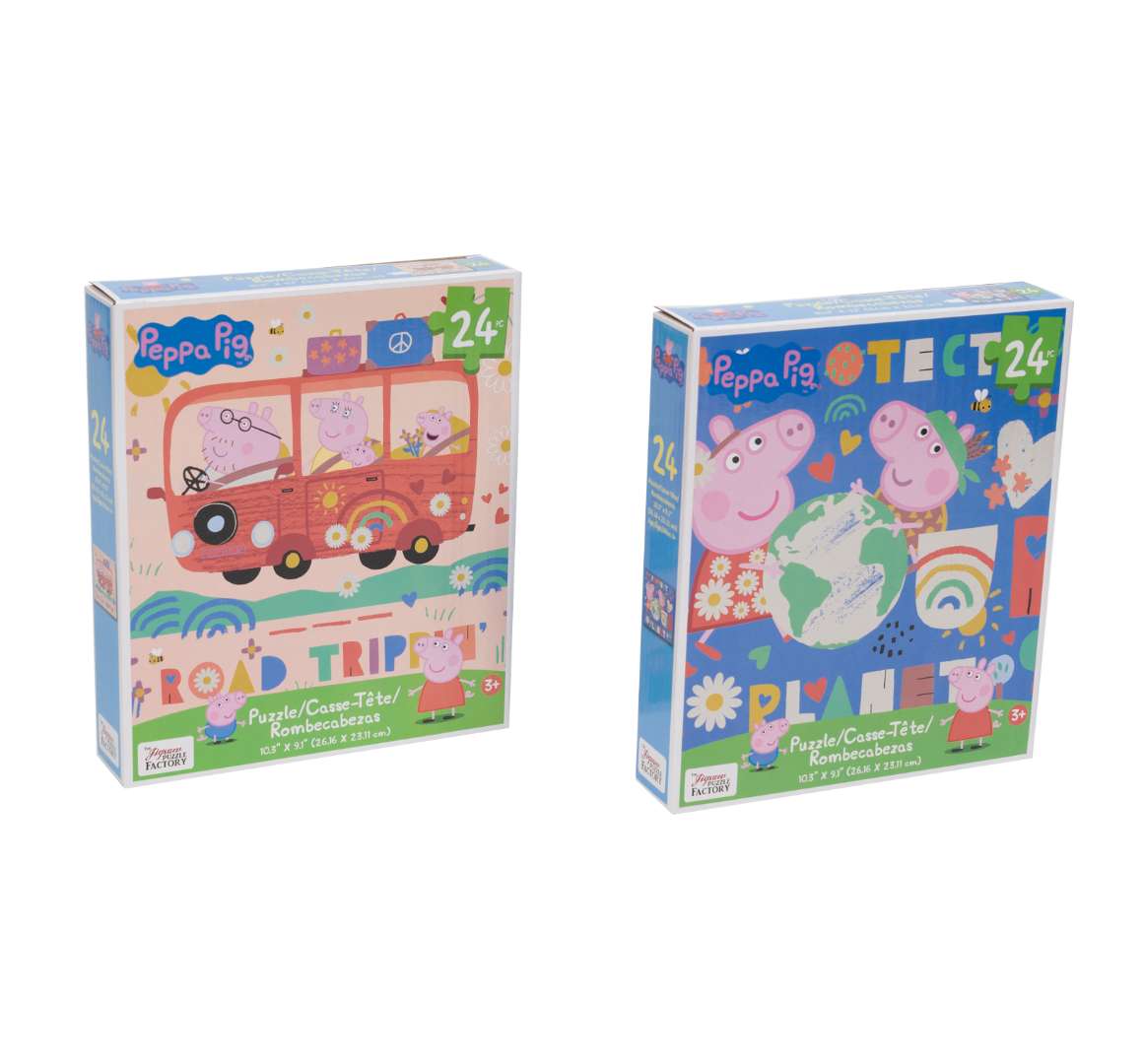 Wholesale Peppa Pig Puzzles - 24 Pieces, Assorted