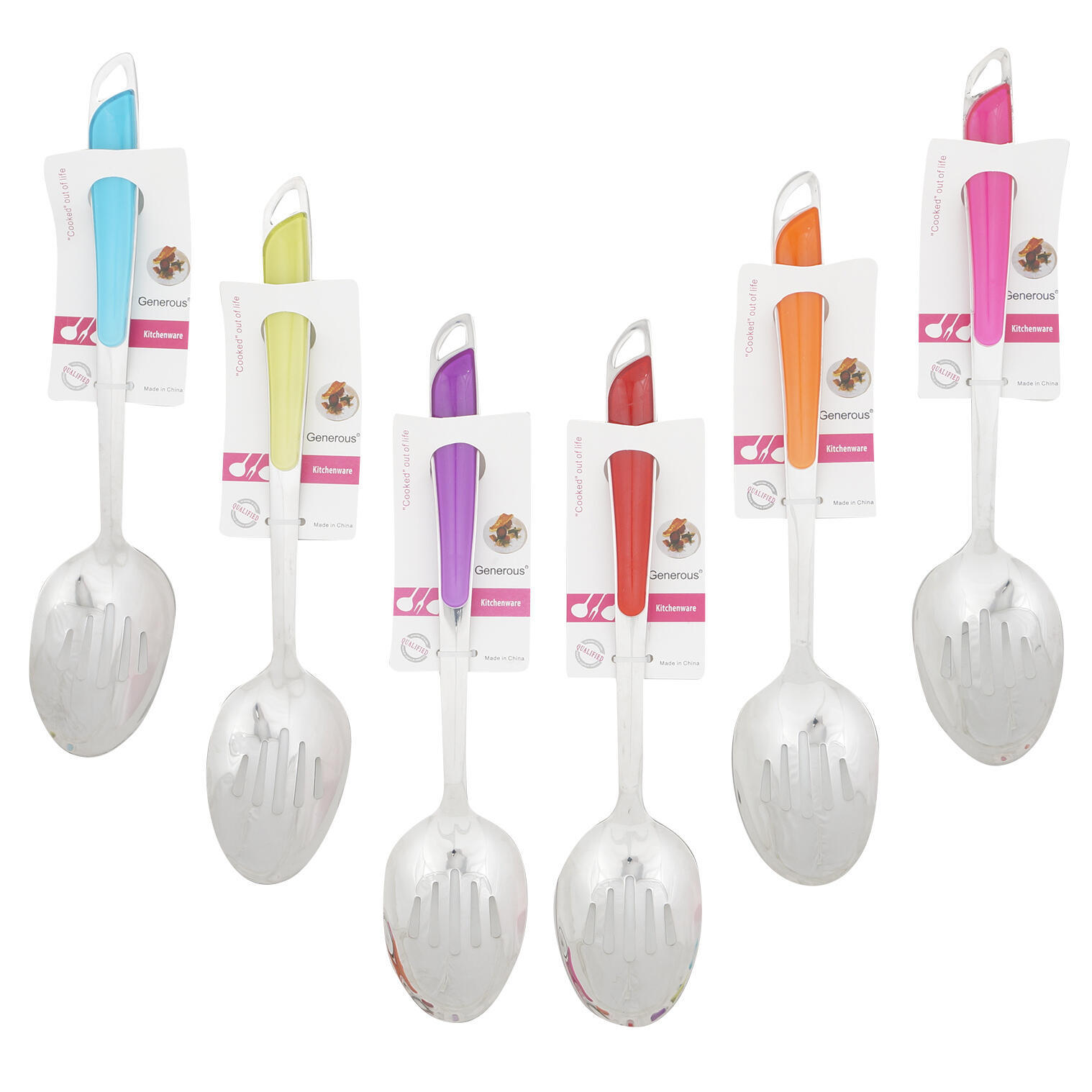 Wholesale Assorted Stainless Steel Slotted Spoon Dollardays