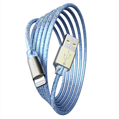 Wholesale 10' Lightning USB Cables in Light Blue - DollarDays