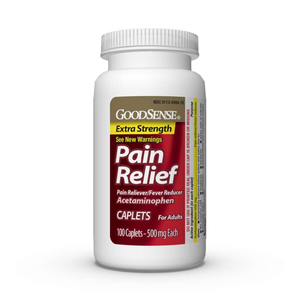 Wholesale Extra Strength Pain Relief Caplets - 100 Count - DollarDays