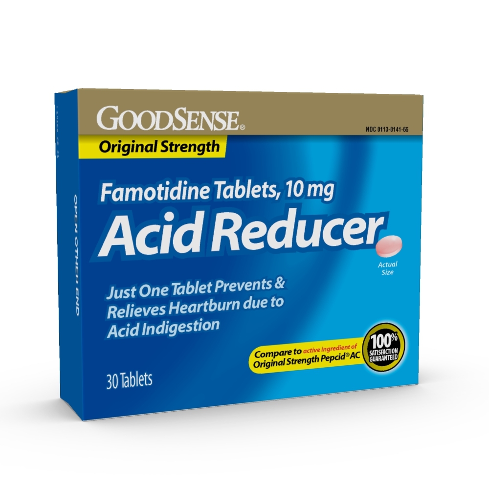 Wholesale Acid Reducer Tablets - 10 mg, 30 Count - DollarDays