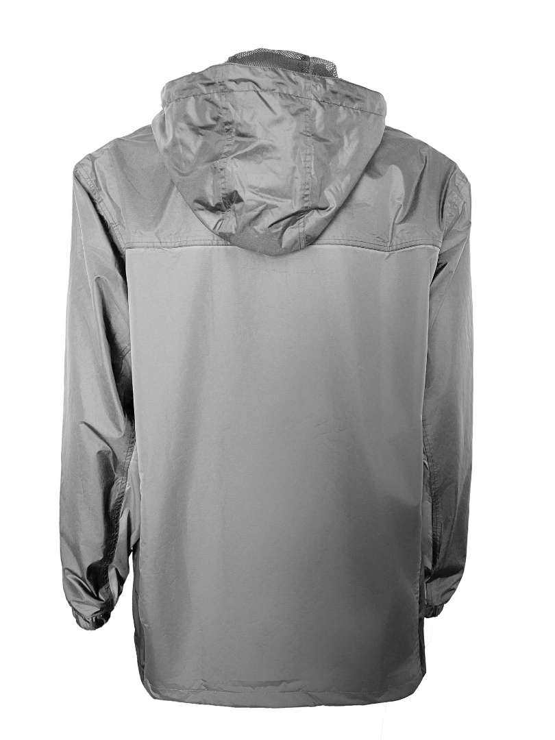 Men's Waterproof Full Zip Raincoats - Size XL, Gray
