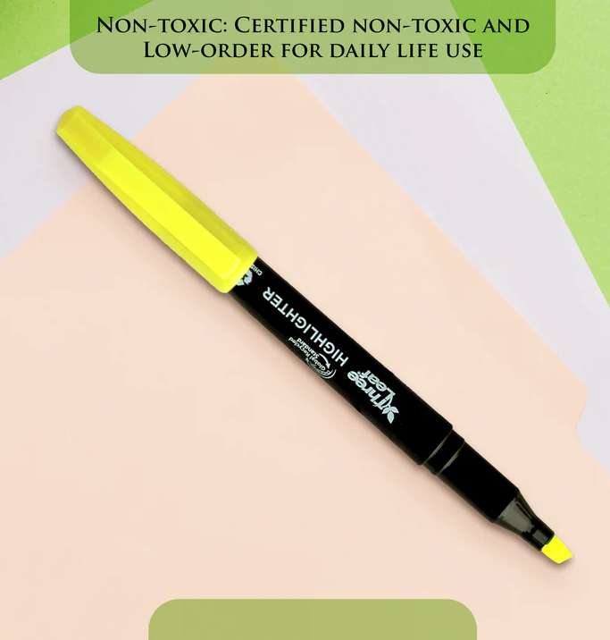 Wholesale Highlighters, Yellow, 4 Pack
