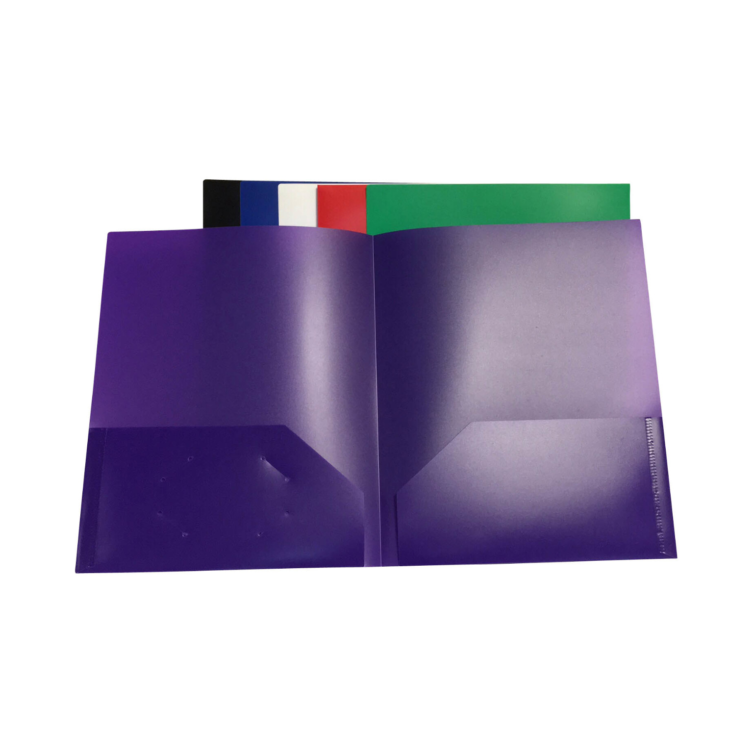 Wholesale 2 Pocket Folders - 6 Assorted Colors - DollarDays