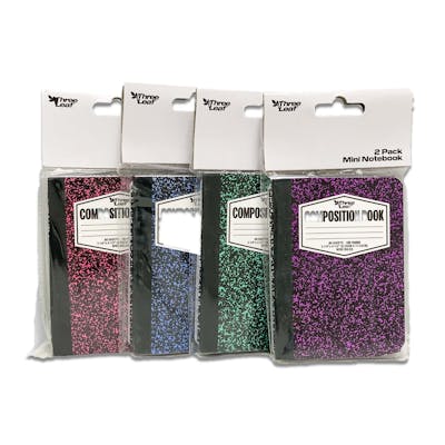 Wholesale Wide Ruled Mini Composition Book - 2 Pack | DollarDays