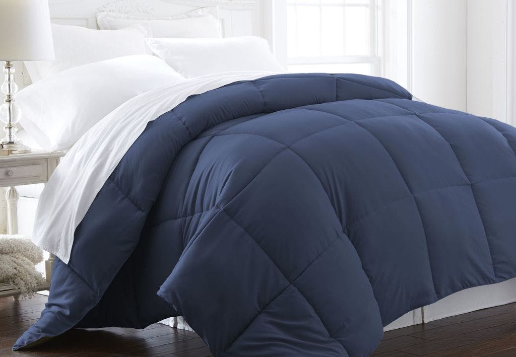 Bulk Down Alternative Comforters - Queen, Navy - Bedding Sets