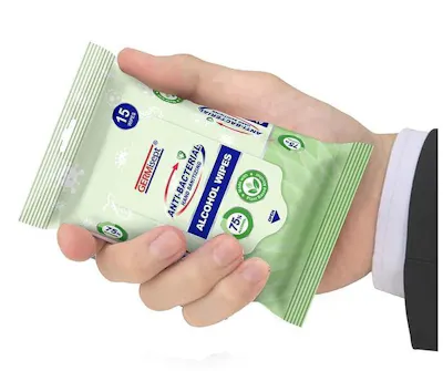 Wholesale 75% Alcohol Wipes in 15 Count Packs - DollarDays