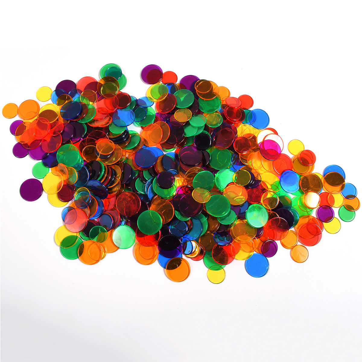 Wholesale 500 Transparent Counters - Assorted Colors (SKU 2357245 ...