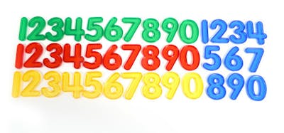 Wholesale Number Toys - Transparent Colors - 40 Numbers | DollarDays