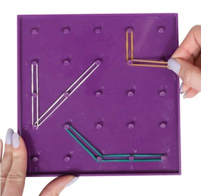 Wholesale Double Sided Geoboard Set - 6 Pack, 120 Bands | DollarDays