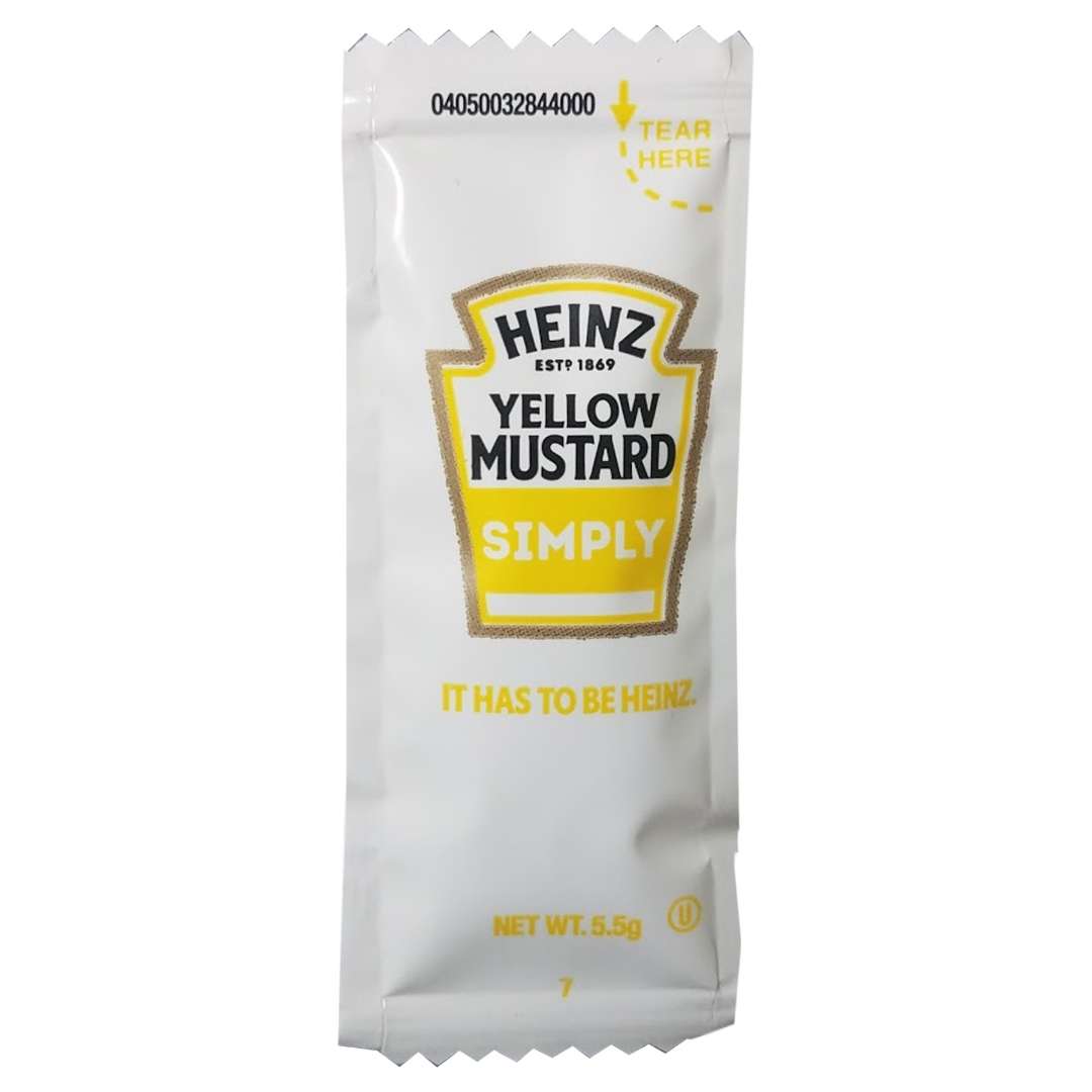 Bulk Simply Heinz Condiments, Yellow Mustard | Wholesale Condiments