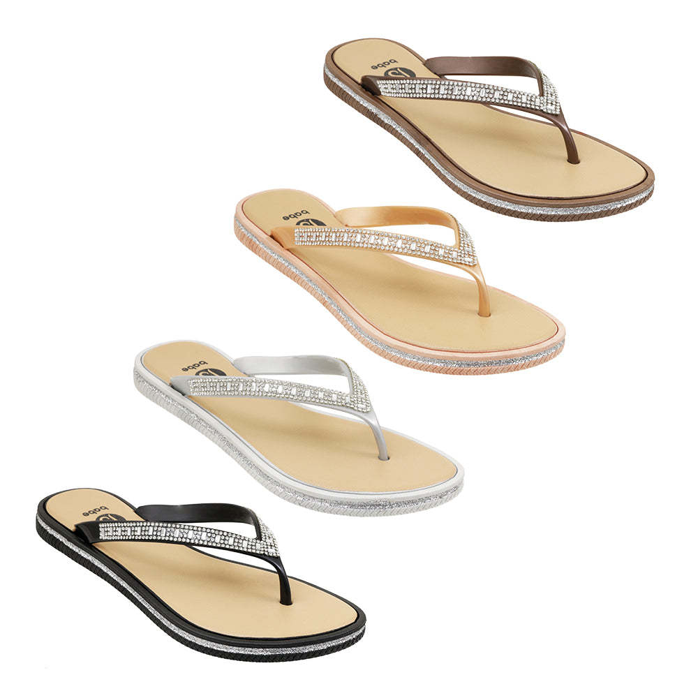Wholesale Women's Rhinestone Sandals, Sizes 6-10 - DollarDays