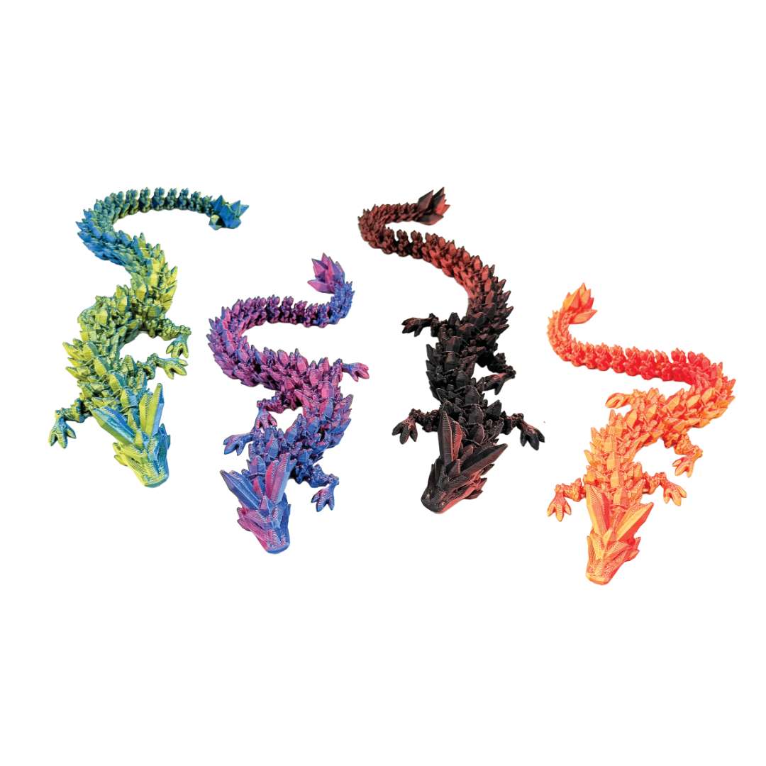 3D Printed Dragon Fidget Toy - Assorted | Dollardays
